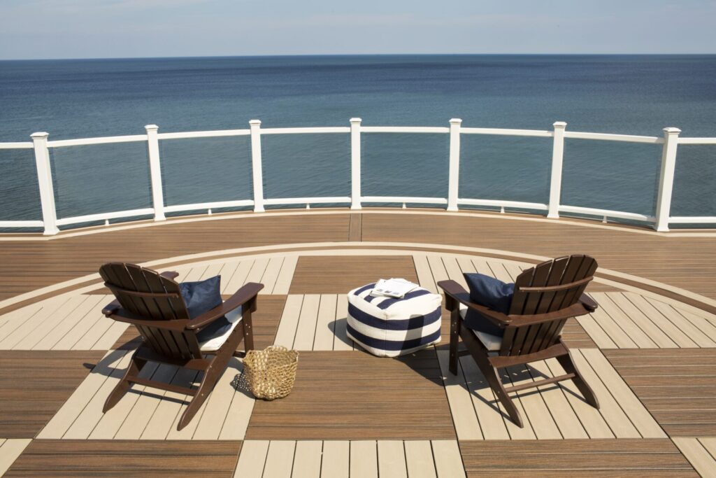 8 Deck Patterns with Borders - Trex RainEscape